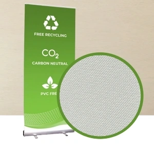 Textile Roller Banner | The Sustainable Printworks